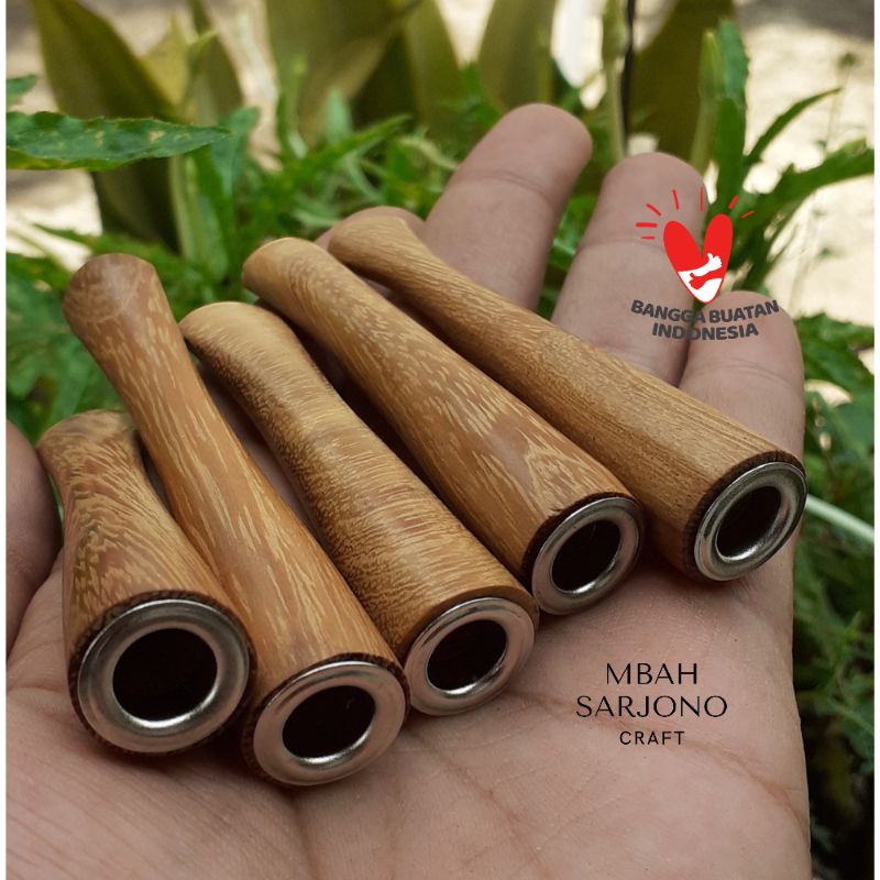 Jual Once Mini Kayu Galih Kelor Mas Super 6-8cm/Smoking Pipe/Once Galih ...