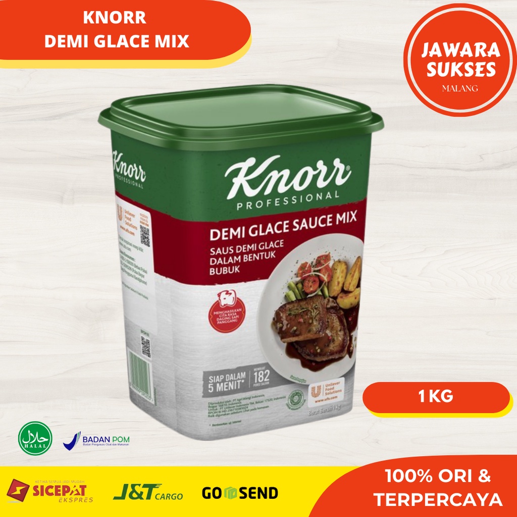 Jual Knorr Demi Glace Sauce Mix 1 Kg | Saus Knorr Bubuk | Original | Shopee Indonesia