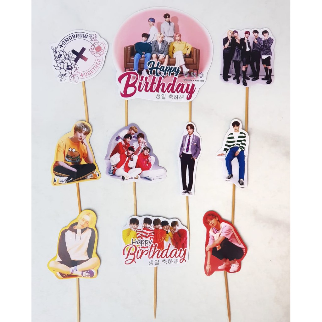 Jual Topper Kue TXT (10pcs) | Shopee Indonesia