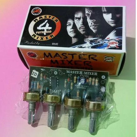 Jual master mixer 4 potensio by bme | Shopee Indonesia