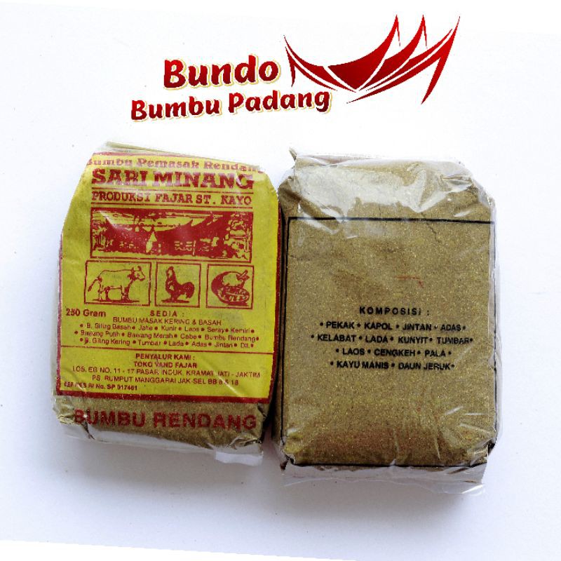 Jual Bumbu Rendang Sari Minang | Minang Asli | Bumbu Rendang Padang ...