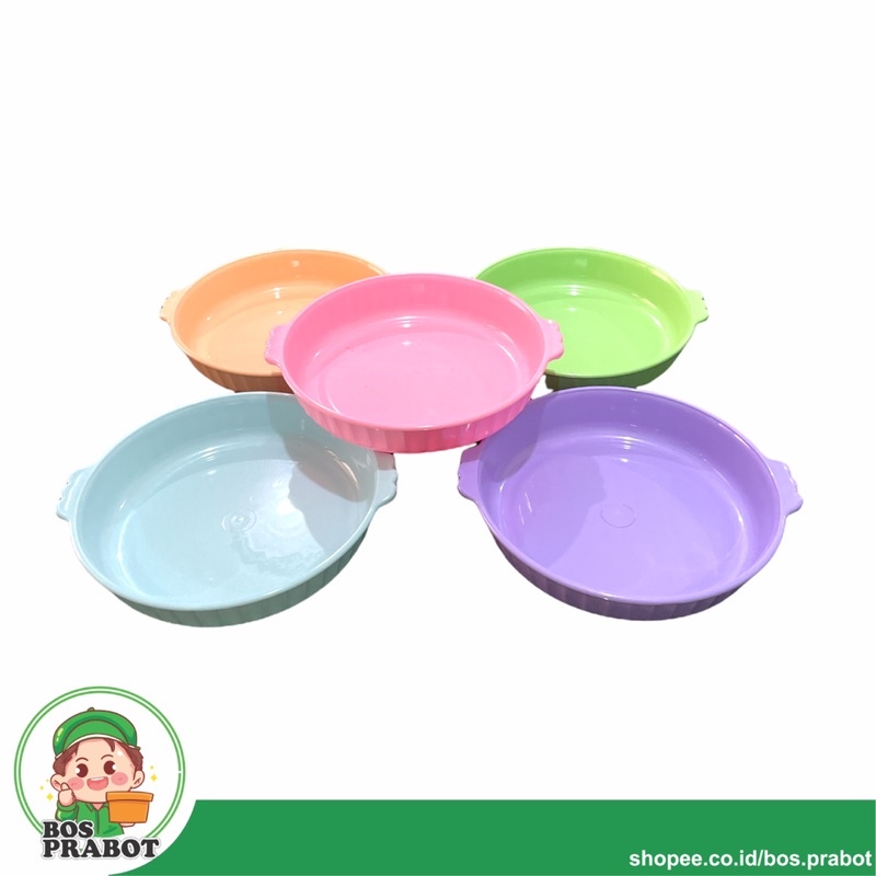 Jual PIRING BULAT MELAMIN ULIR / PIRING BULAT GAGANG MELAMIN / PIRING ...