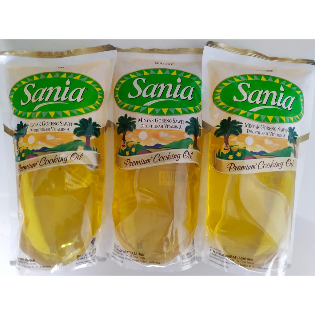Jual Minyak Goreng Sania 1 liter / 1L | Shopee Indonesia