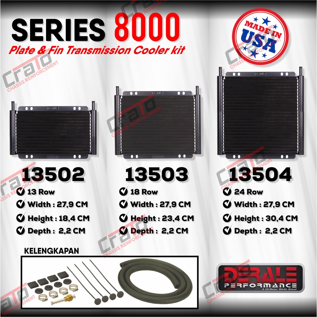 Jual ATF automatic Matic Transmisi Cooler DERALE not Hayden 8000 Pajero ...