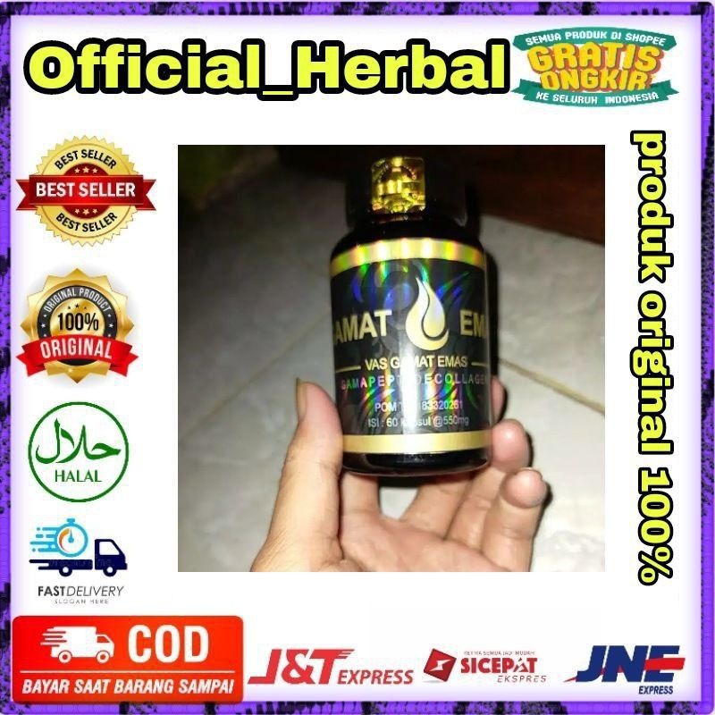 Jual vas gamat emas collagen original ( toko_herbalis09 ) | Shopee ...