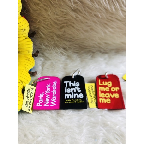 Jual Luggage tag koper by Waldo pancake | Shopee Indonesia