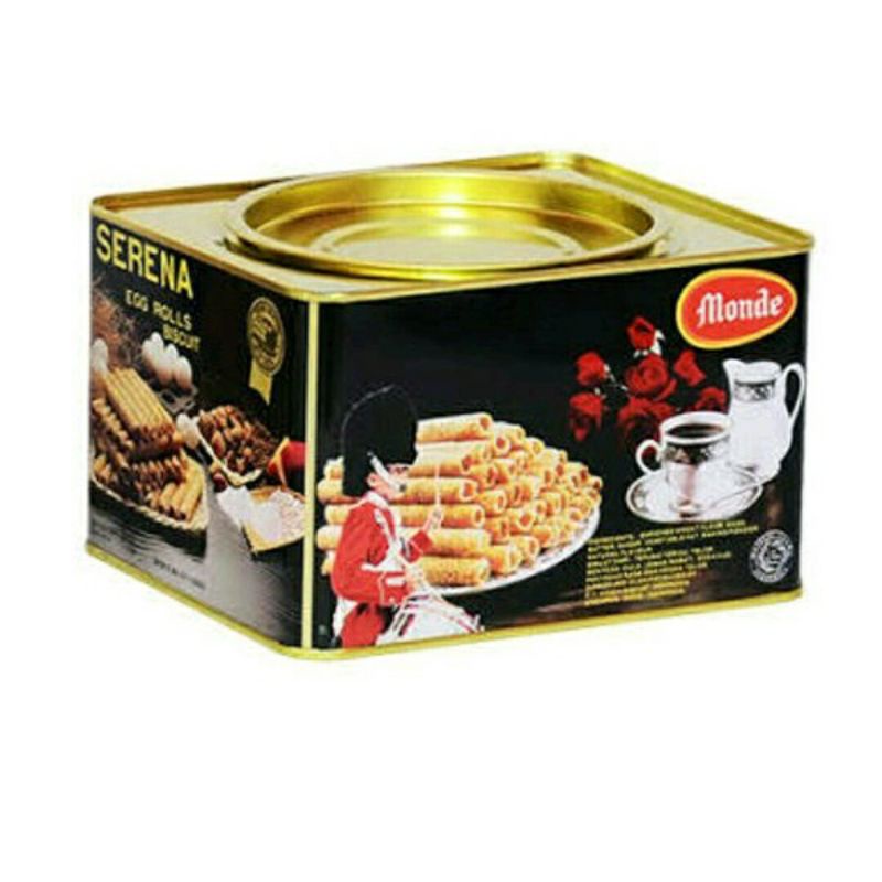 Jual Promo Kue Lebaran!! Biskuit Monde Egg Roll Mini Kaleng 300 Gram ...