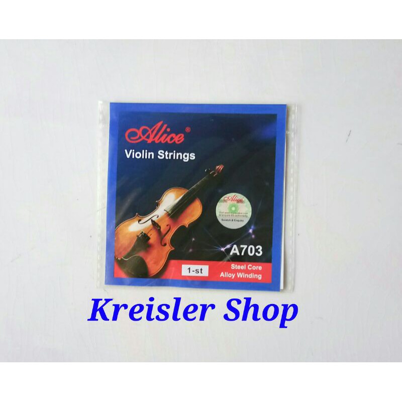 Jual Senar biola eceran E senar biola ecer E Alice A703 violin strings ...