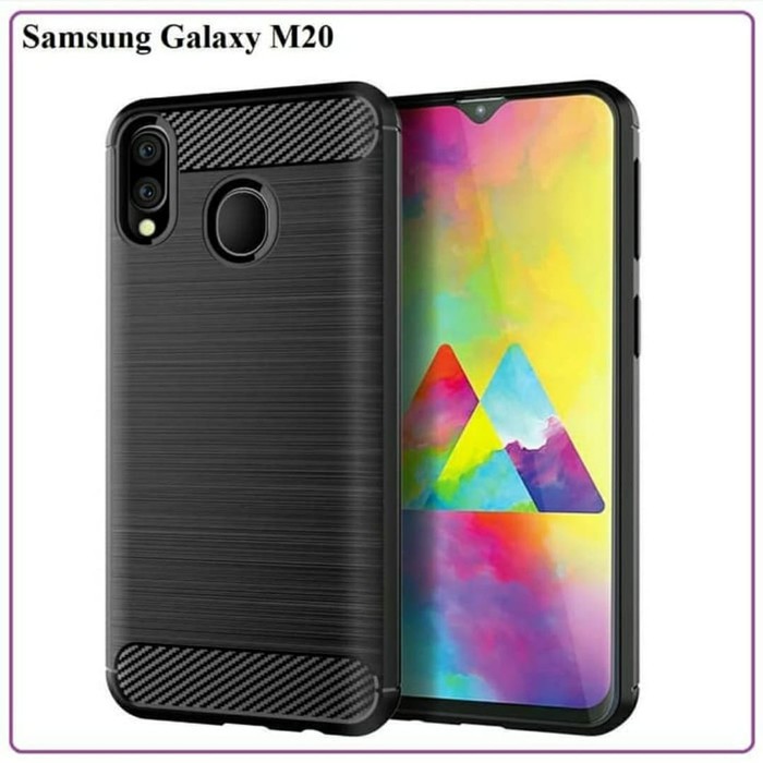 Jual CASE SLIM FIT CARBON SAMSUNG M10 M11 M12 M20 M21 M30 M30S M31 M22 ...