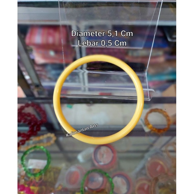 Jual Gelang Keroncong Kuning Baju Dayak Kalimantan | Shopee Indonesia