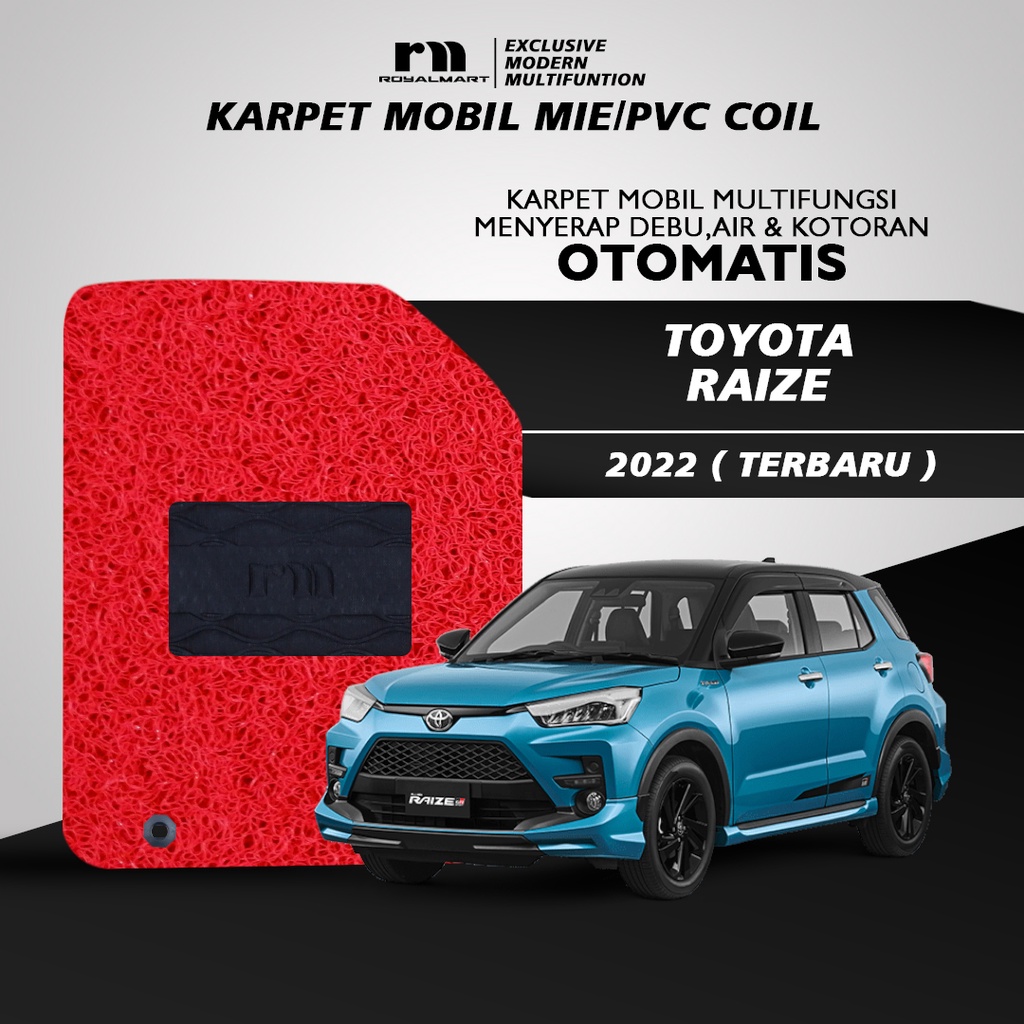 Jual KARPET MOBIL MIE PREMIUM TOYOTA RAIZE FULL SET BERGARANSI | Shopee ...