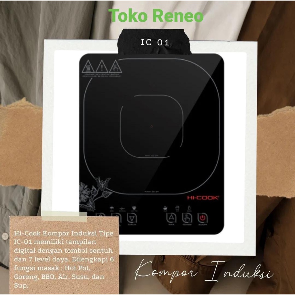 Jual Kompor Induksi Hi-Cook Tipe IC-01 | Shopee Indonesia