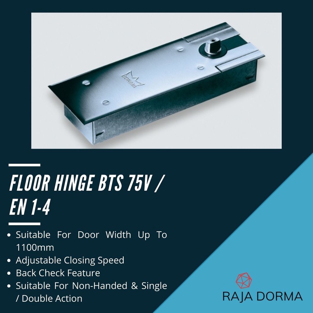 Jual Dorma Floor Hinge BTS75V EN 1-4 Dormakaba BTS 75V Engsel Tanam ...