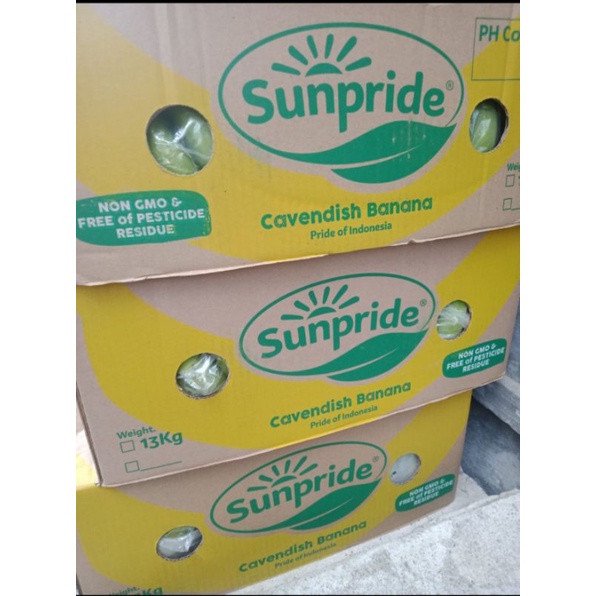Jual pisang Sunpride box (asli distributor) langsung pabrik | Shopee ...