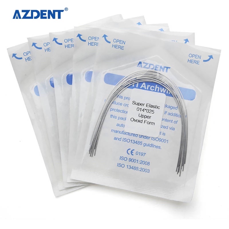 Jual AZDENT Archwire NITI Super Elastic 10pcs/Pack Orthodontic | Shopee ...