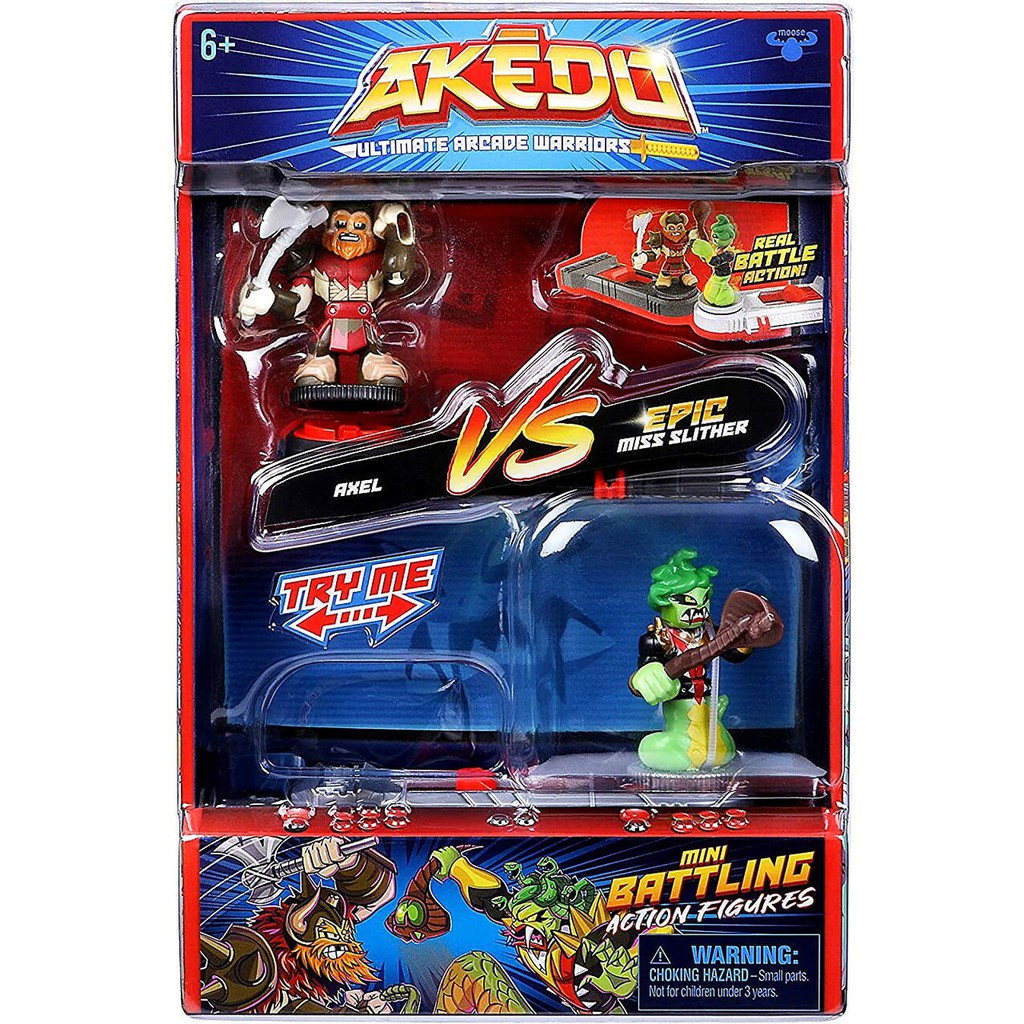 Jual Akedo Mini Battling Figure Versus Pack - Axel vs Miss Slither | Shopee Indonesia