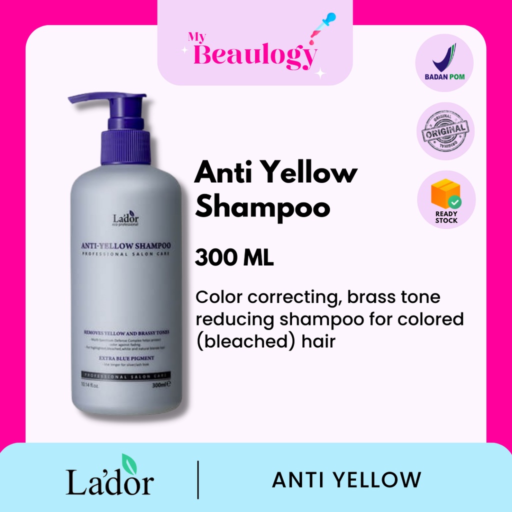 Jual Lador Anti Yellow Shampoo 300ml / Lador silver shampoo / lador ...