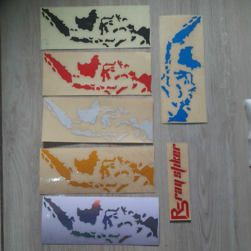 Jual sticker cutting peta indonesia | Shopee Indonesia