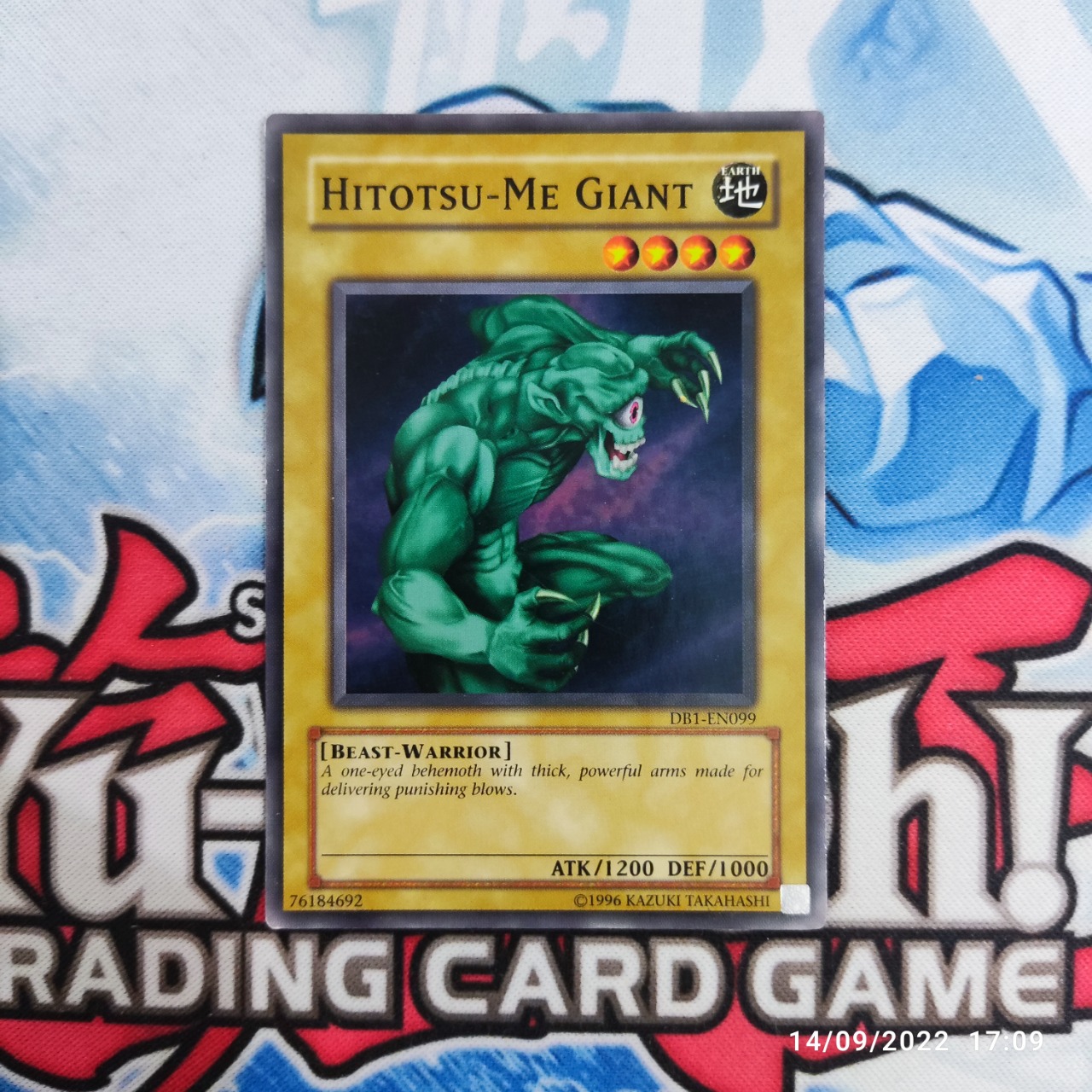 Jual yugioh hitotsu me giant DB1 common original | Shopee Indonesia