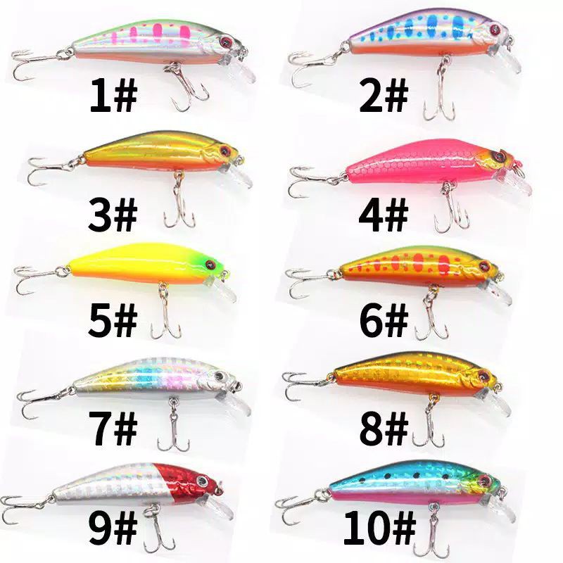 Jual UMPAN PANCING LURE CASTING MINOW ULTRALIGHT LF AGILE 5.5cm ...
