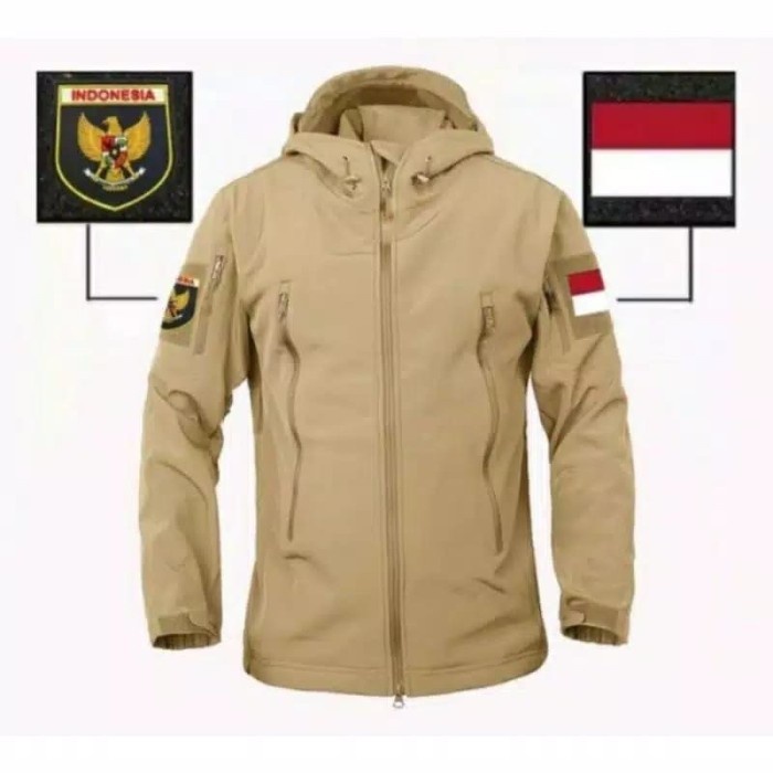 Jual Jaket Tad Army Tactical Jaket Tactical Pria Anti Air Free Logo ...