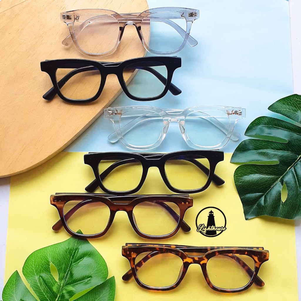 Jual Frame kacamata minus SS double dot + lensa antiradiasi | Shopee ...