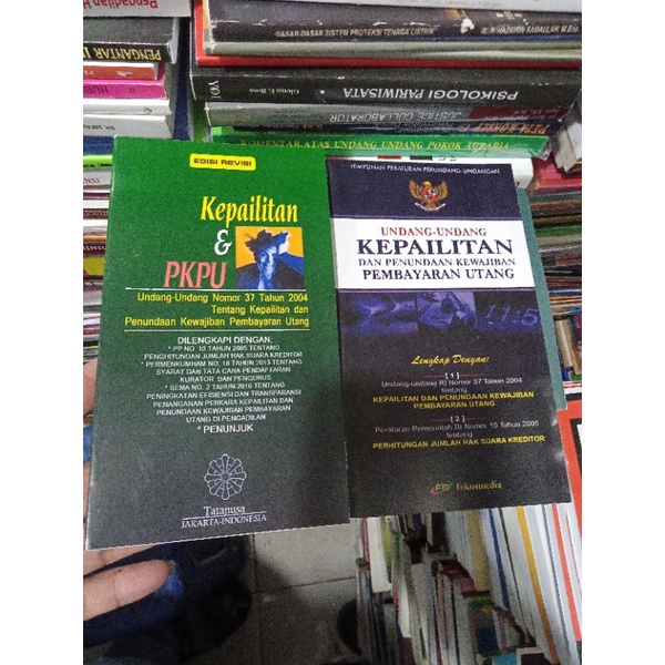 Jual BUKU UNDANG UNDANG KEPAILITAN DAN PKPU EDISI LENGKAP 2 BUKU | Shopee Indonesia