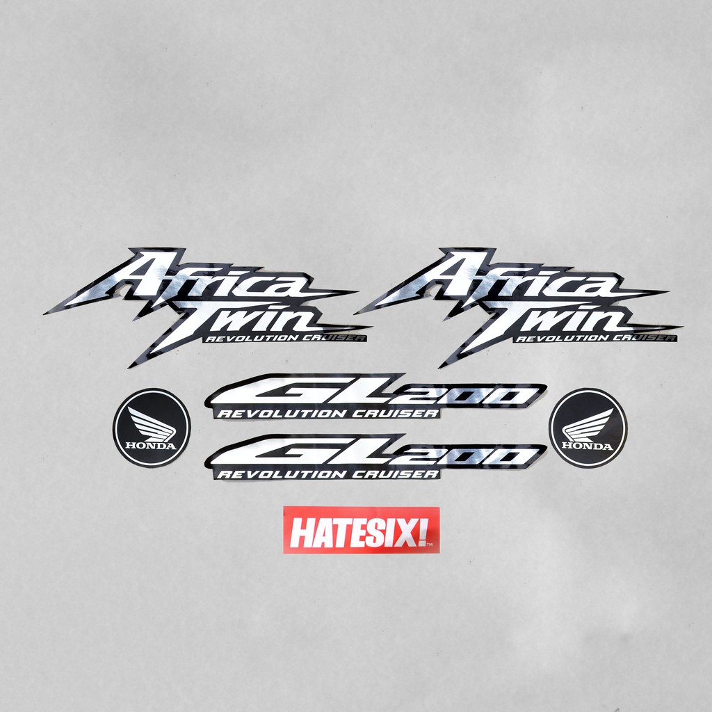 Jual Sticker Decal Honda Twin Africa untuk Tiger Revo Tilas Tilam GL200 ...