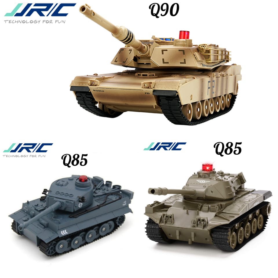 Jual JJRC Q85 Q90 360° 1/30 2.4G Sound Battle Tank War Perang RC | Shopee Indonesia