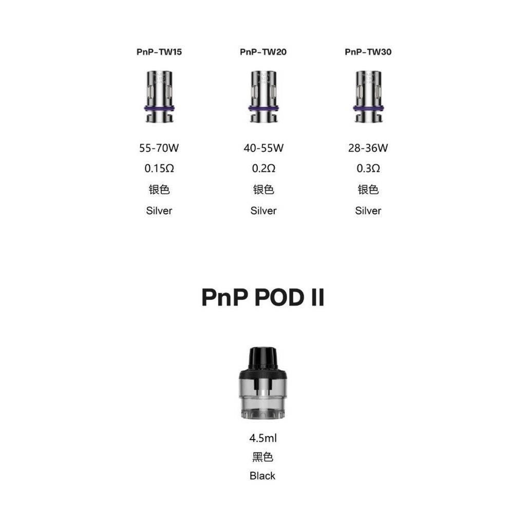 Jual COIL VOOPOO PNP TW SERIES ORIGINAL 100% / COIL DRAG E60 / KOIL ...