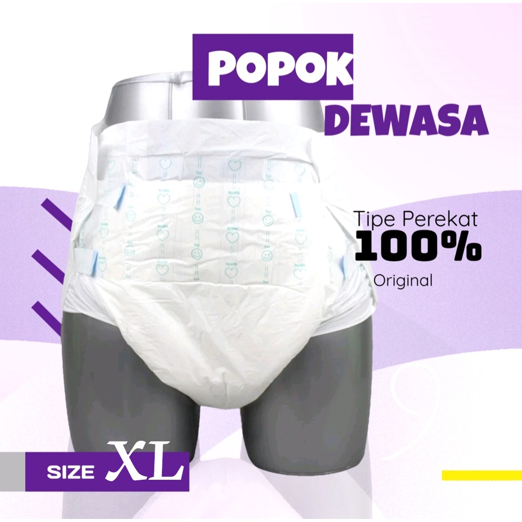 Jual Popok / Diapers Dewasa PEREKAT Size XL Satuan | Shopee Indonesia