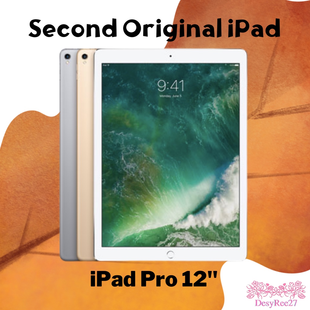 Jual Apple iPad Pro 12.9" 64GB (Wi-Fi Only - 2nd Gen) Second Original | Shopee Indonesia