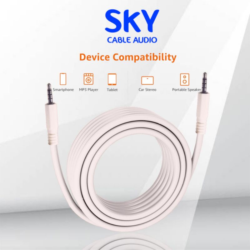 Jual SAMBUNGAN KABEL AUDIO SKY (150 CM) | Shopee Indonesia