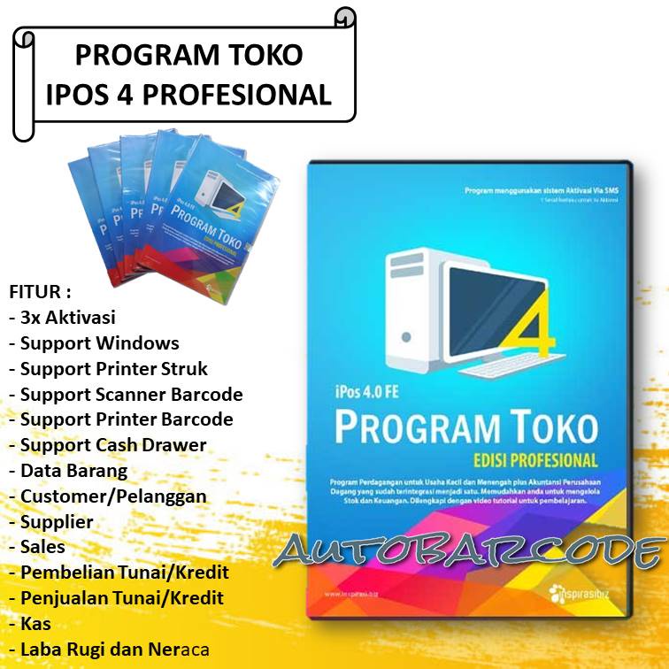 Jual Program Kasir Toko Ipos 4 Profesional Edition Untuk Gudang Minimarket Toko Klontong ...