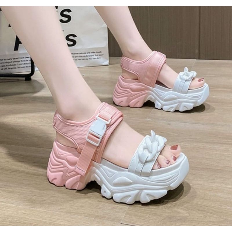 Jual YOSHI SANDAL TALI FASHION WANITA AP12 | Shopee Indonesia