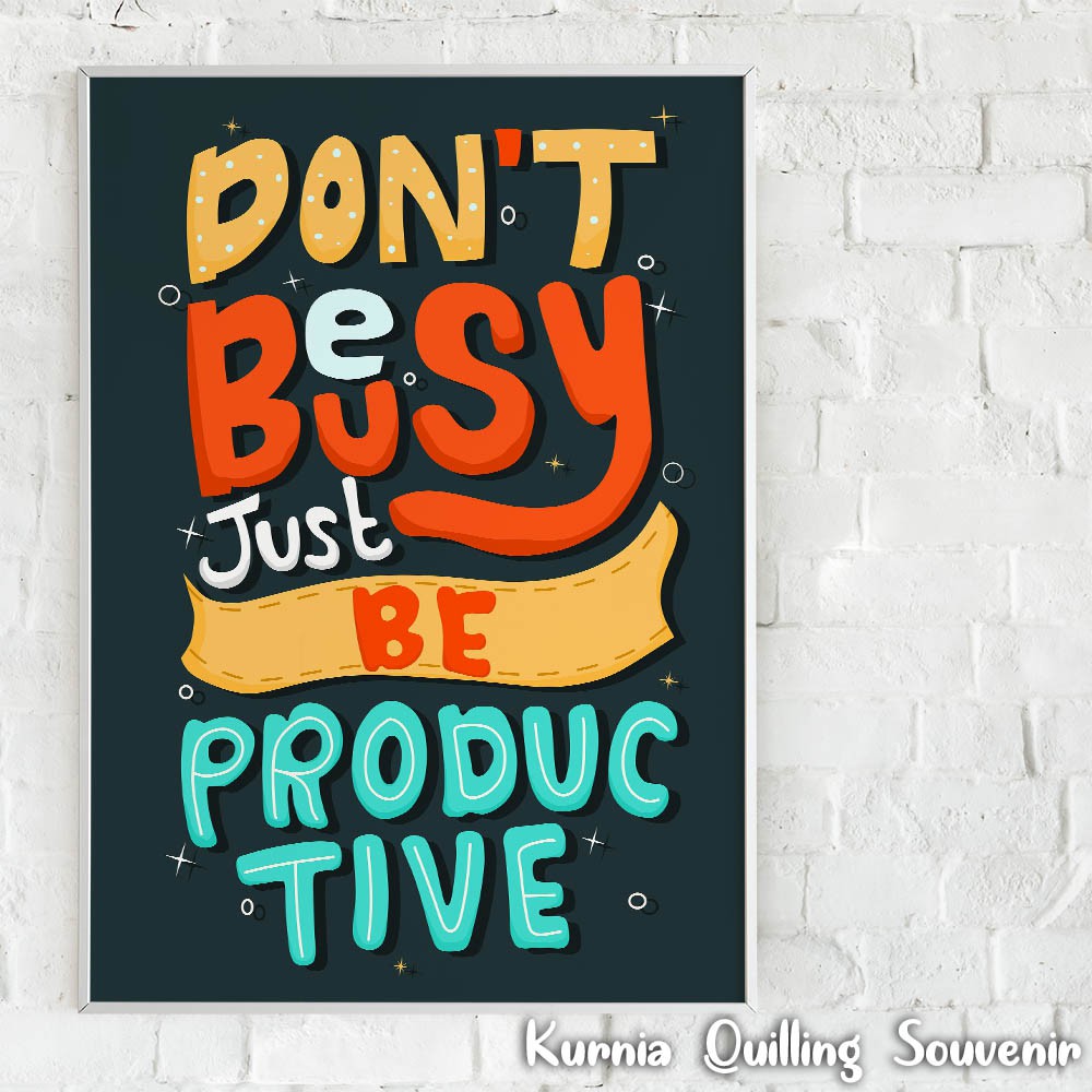 Jual Poster Dinding "be productive" | Shopee Indonesia