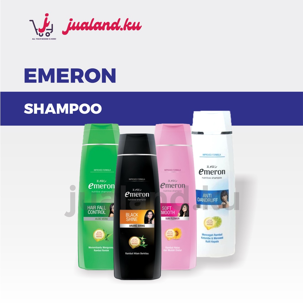 Jual Emeron Shampoo Hair Fall Control / Anti Dandruff Botol 340ml ...