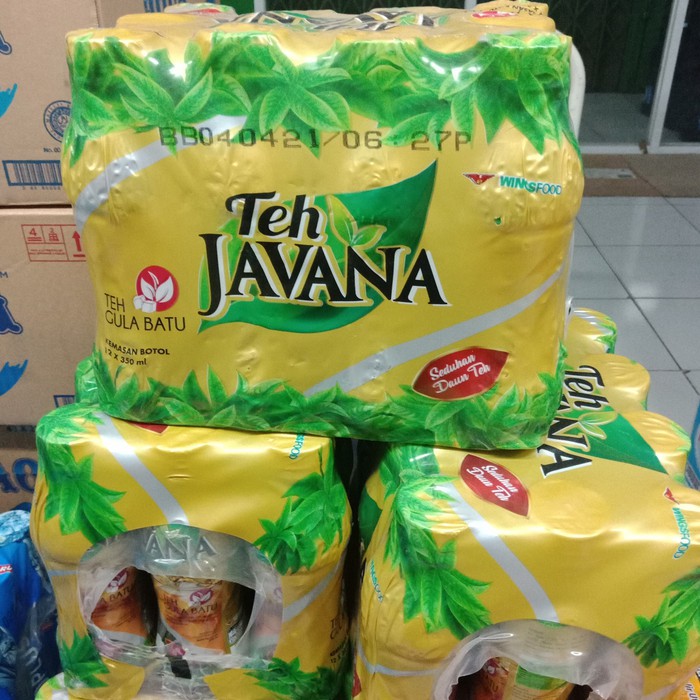 Jual teh javana gula batu 12 botol 350ml | Shopee Indonesia