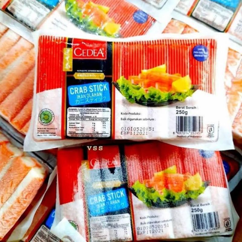 Jual Cedea Crab Stick/Crabstick/Olahan Ikan/Crabstick Seafood/Cedea ...