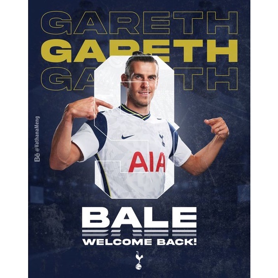 Jual POSTER HIASAN DINDING WALL DECOR POSTER GARETH BALE | Shopee Indonesia