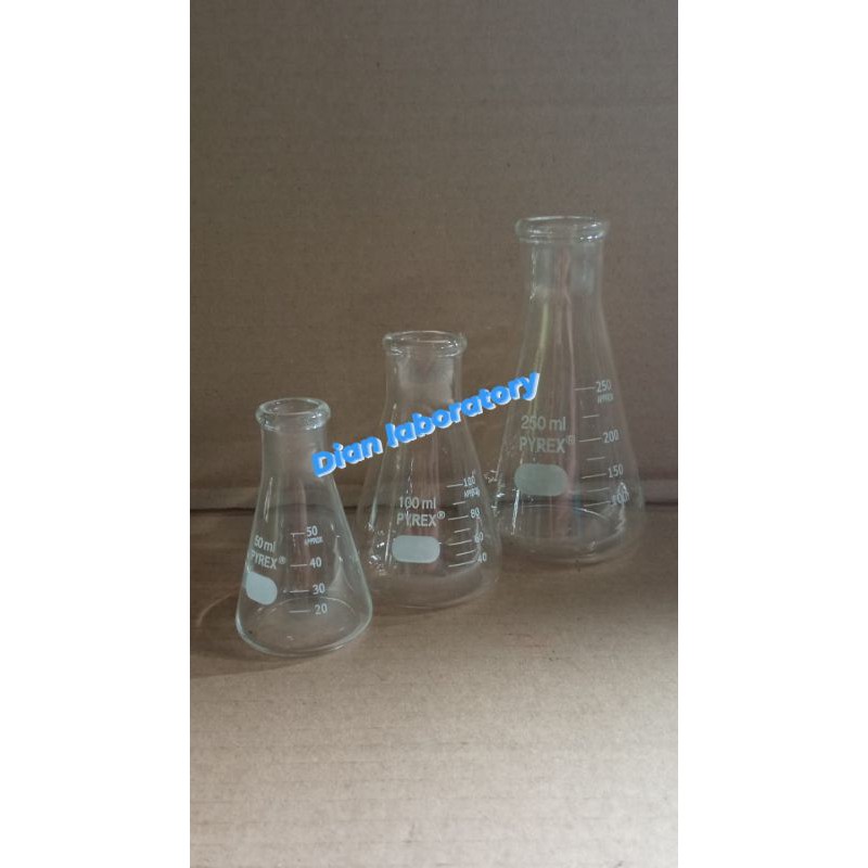 Jual Erlenmeyer 100ml pyrex | Shopee Indonesia