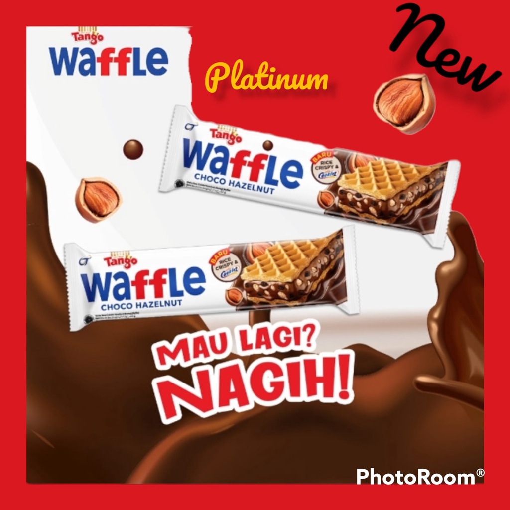 Jual Waffle Choco Hazelnut NEW Product Tango | Isi 12 Pcs | Shopee ...