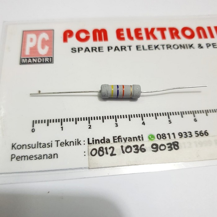 Jual New Resistor 2watt 2 watt 2w 47kohm 47k ohm | Shopee Indonesia