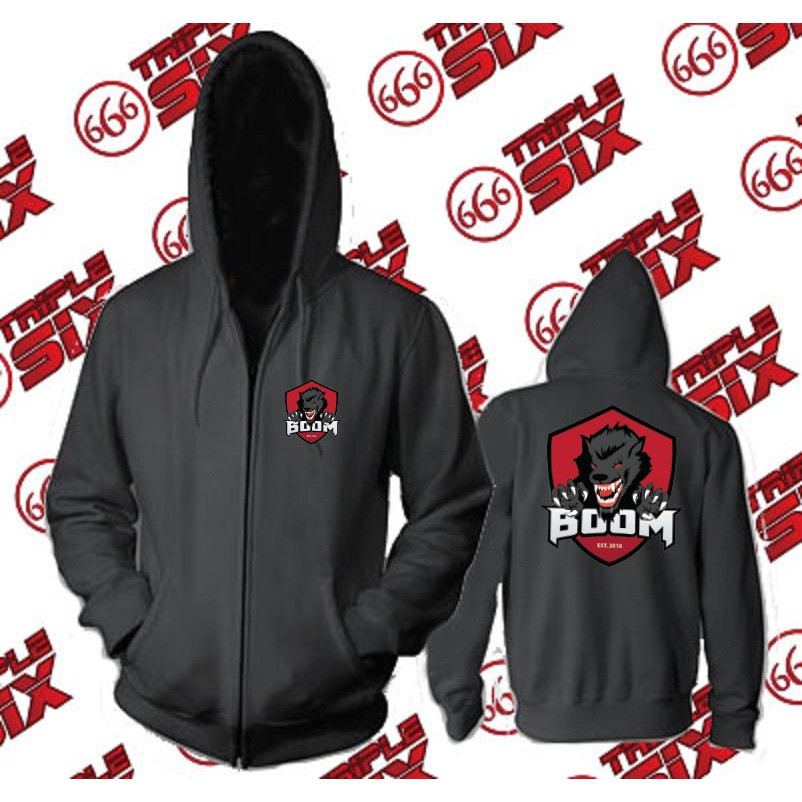 Jual Jaket Hoodie Zipper Esports Team Boom Gaming - PUBG DotA2 CSGO ...