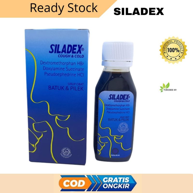 Jual SILADEX Obat Batuk berdahak / obat Batuk dan pilek / obat Batuk ...