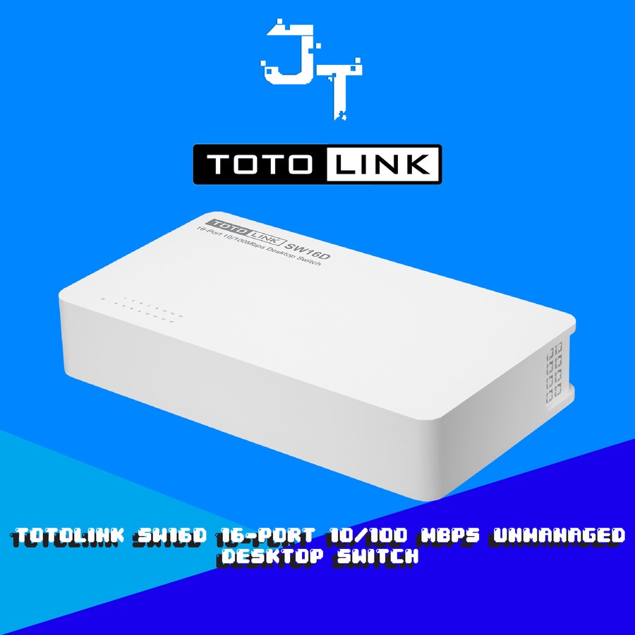 Jual Totolink SW16D 16-Port 10/100Mbps Unmanaged Desktop Switch ...