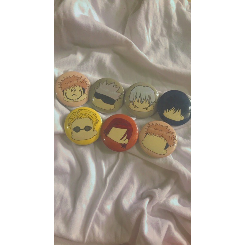 Jual Jujutsu Kaisen Pin/Anime Jujutsu Kaisen Pin | Shopee Indonesia