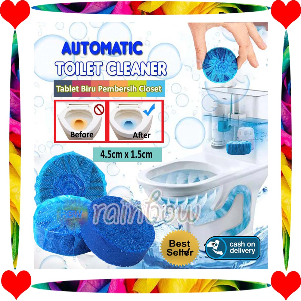 Jual 1 Pcs Tablet Biru Pembersih Closet Toilet Blue Bubble Toilet ...