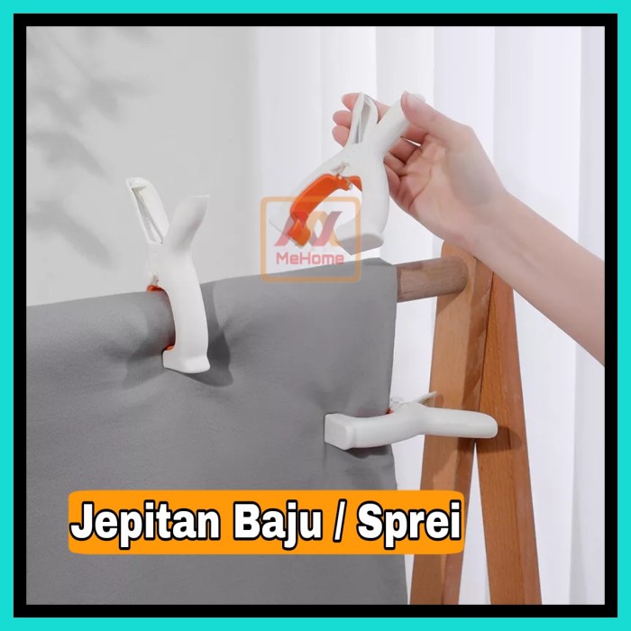 Jual NS - JEPITAN BAJU SPREI MODEL RABBIT JEMURAN SELIMUT LAUNDRY A10 ...