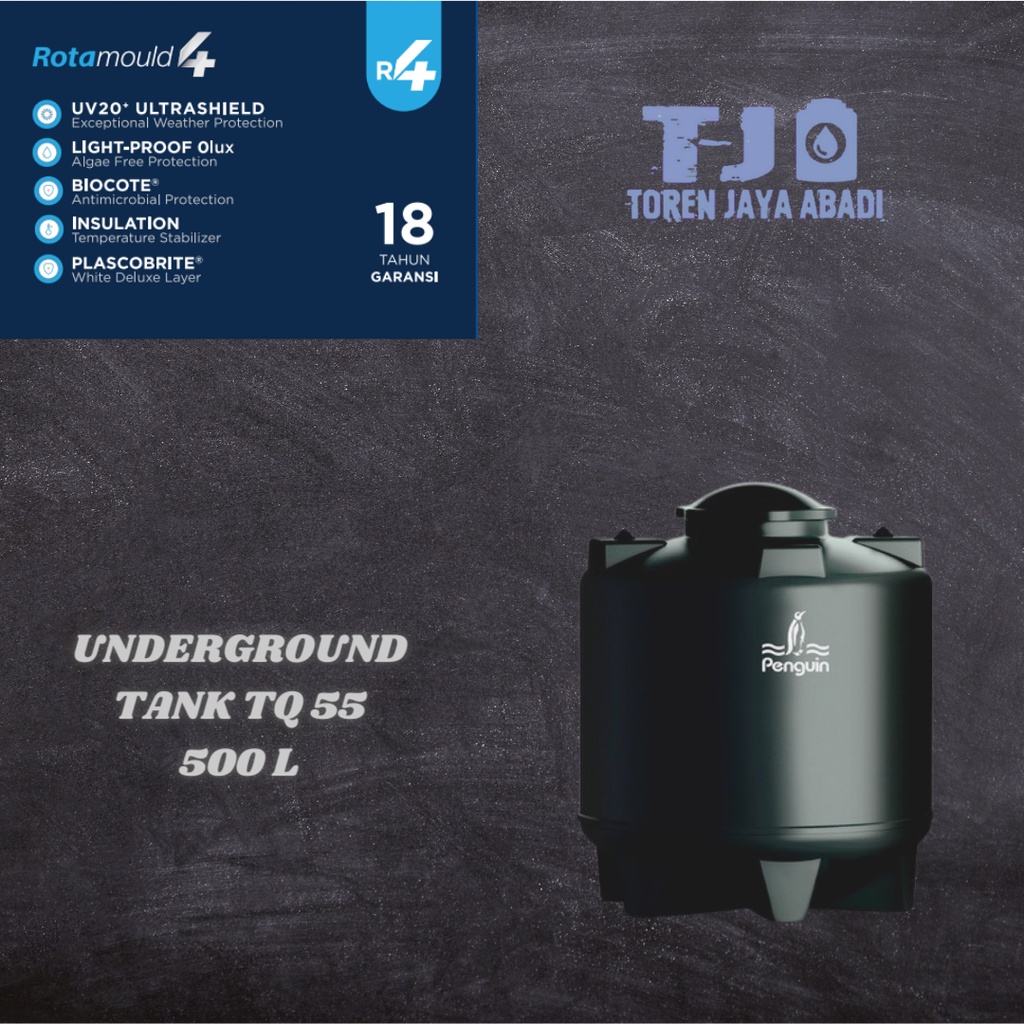 Jual Tandon / Toren / Tangki air Underground Penguin TQ 55 - 500 Liter | Shopee Indonesia